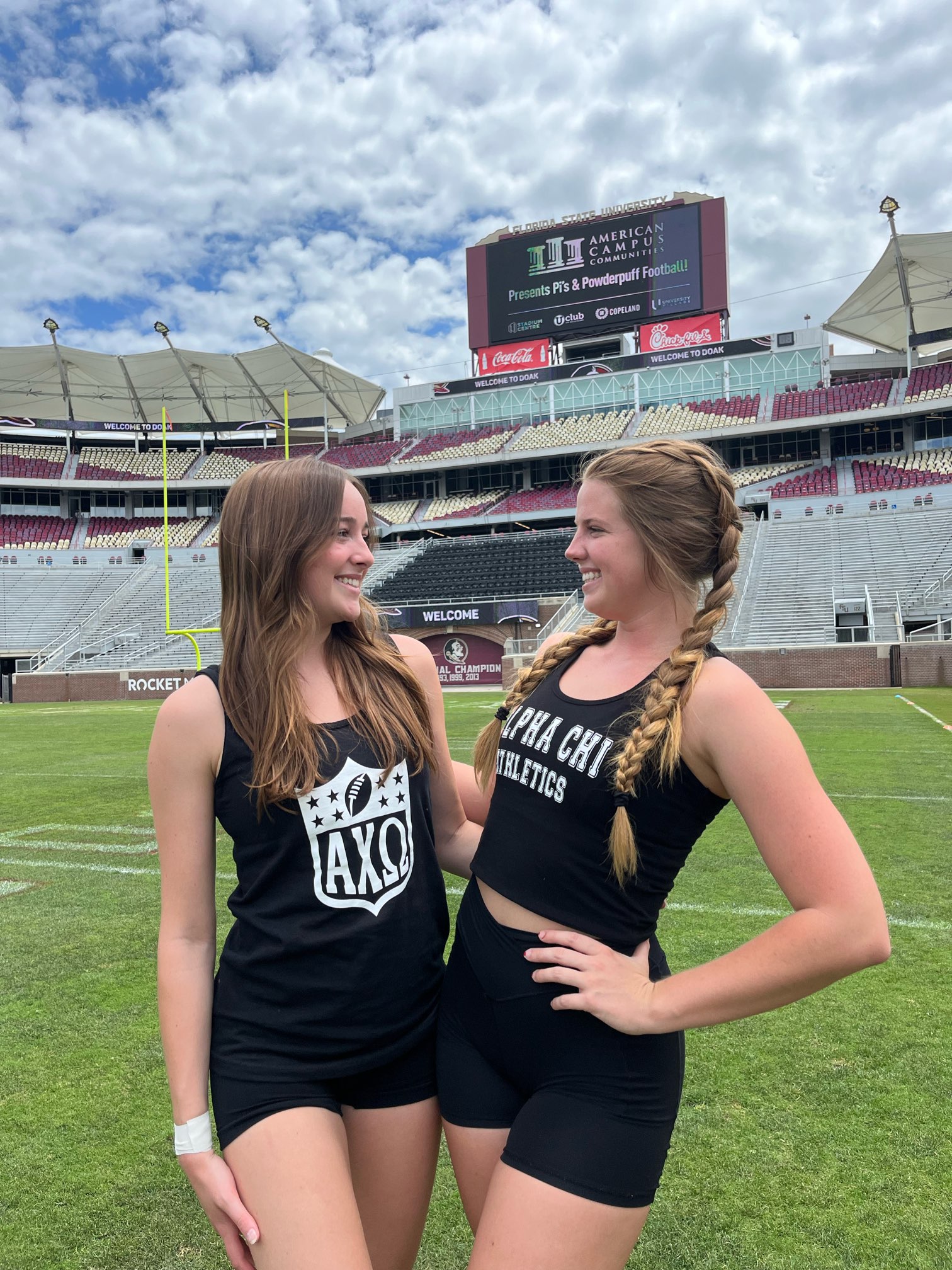 2023 – AXΩ participates in ADPi Flag Football in Doak with guest coach ...