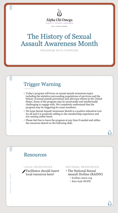 2023 – Sexual Assault Awareness Month #SAAM Social Media Campaign – FSU ...